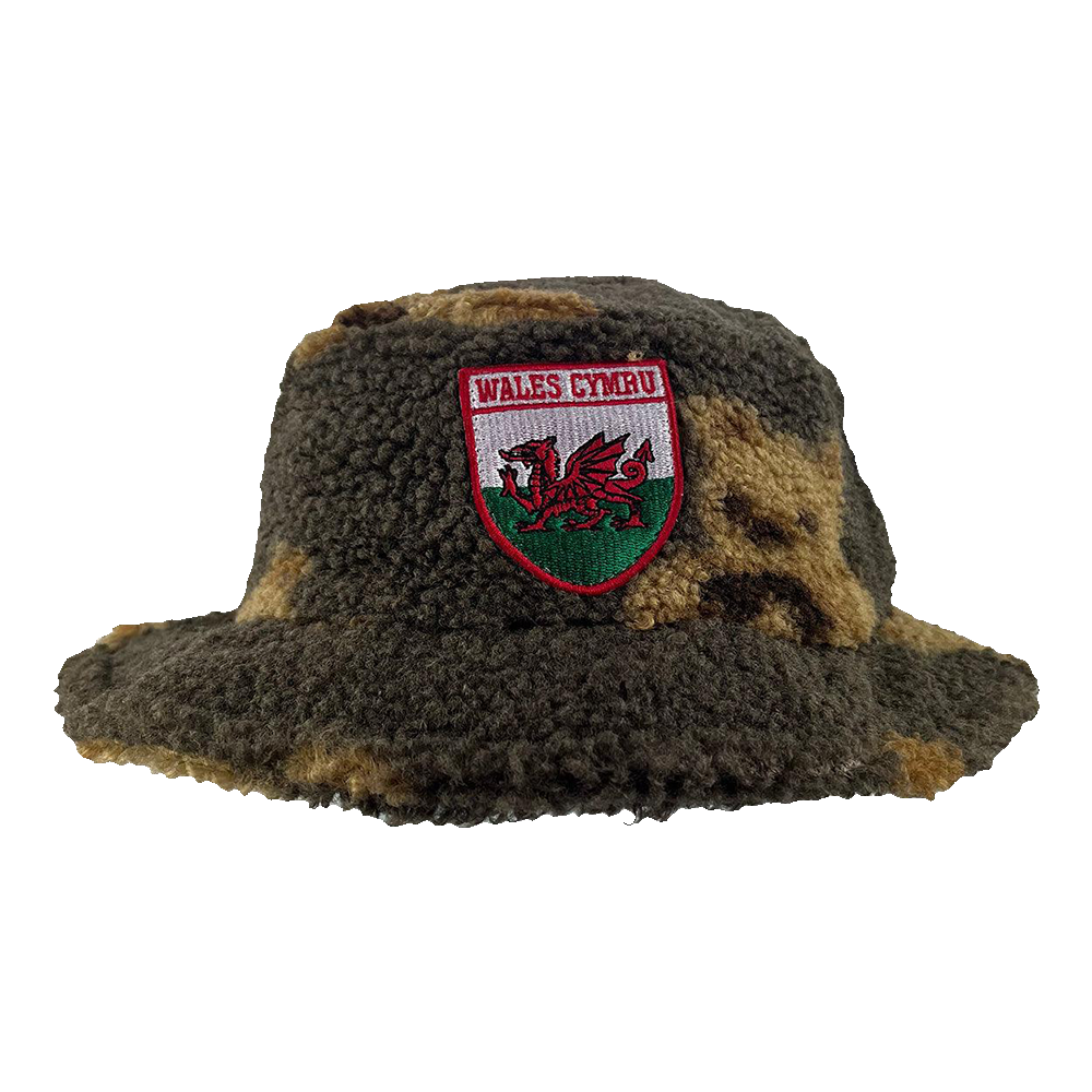 Wales Welsh Teddy Winter Bucket Hat | Lightweight Cotton Sun UV Protec ...