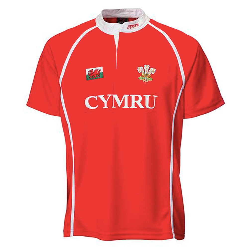 Old Cooldry Welsh Rugby Shirt | Classic Wales Rugby Top with Breathable ...