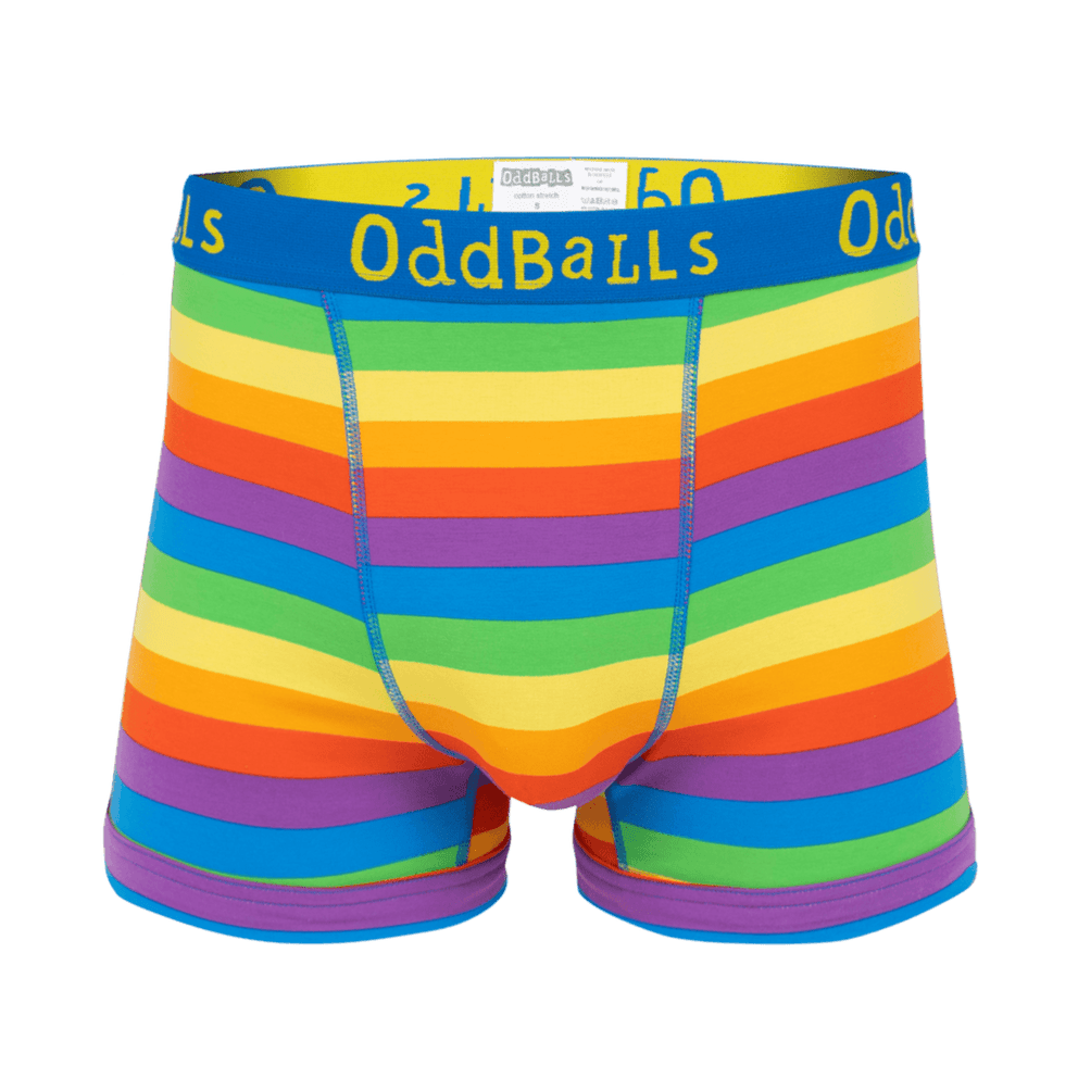 Rainbow Mens Boxer Shorts by Oddballs® — Giftware Wales