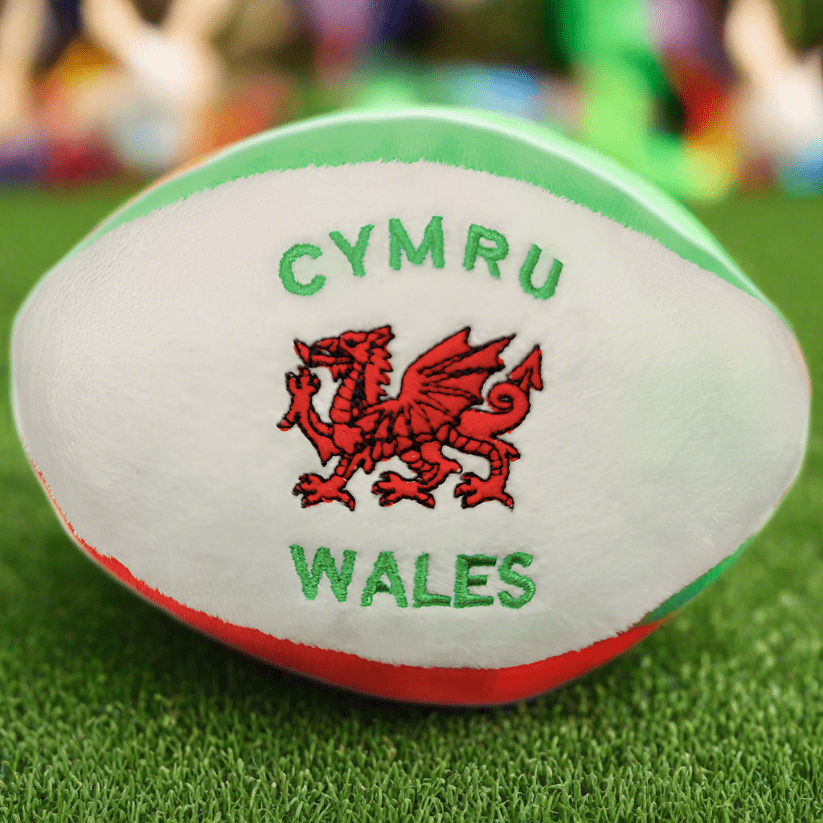 Super Soft Fleece Rugby Ball — Giftware Wales