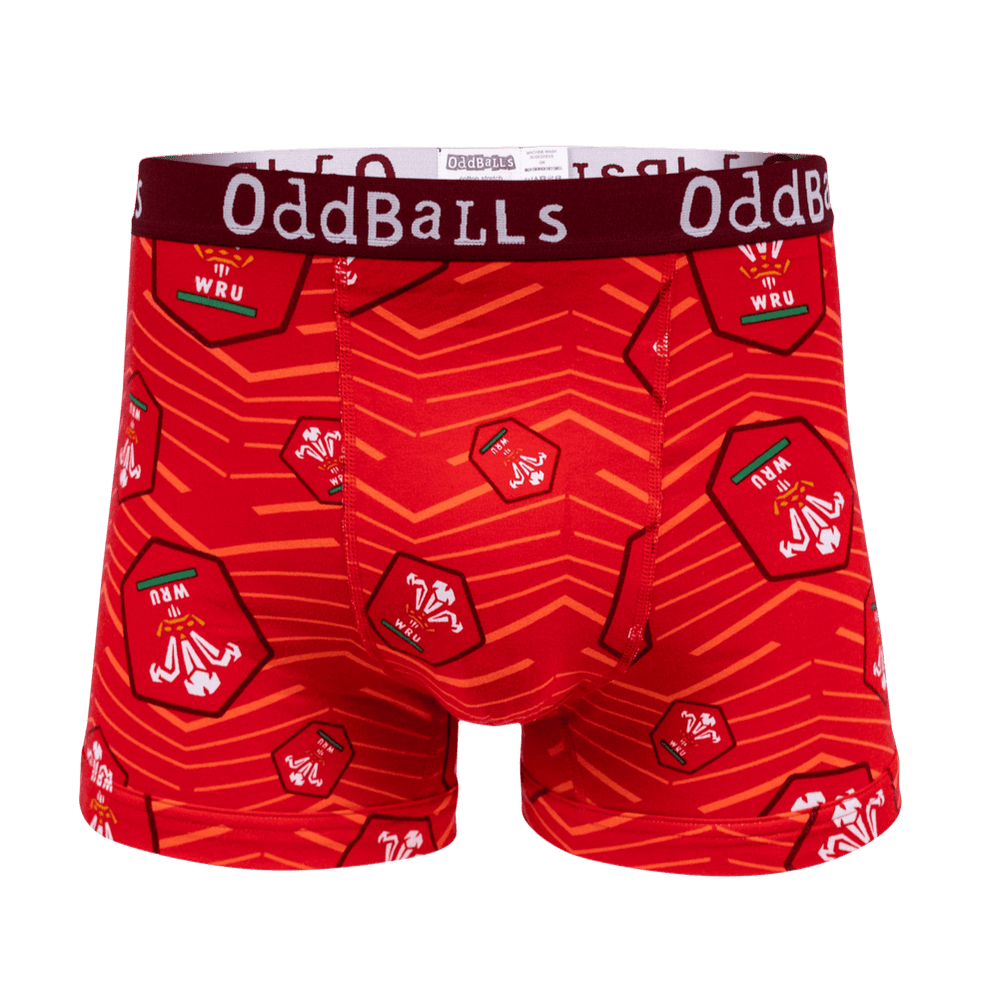 Welsh Shorts & Underwear with Flag Designs | Giftware Wales